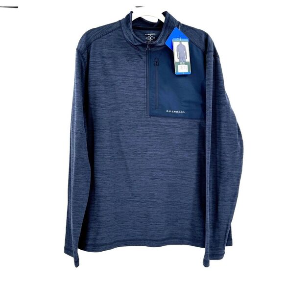 G.H. Bass & Co. | Sweaters | New Gh Bass Co Mens 4 Zip Performance ...
